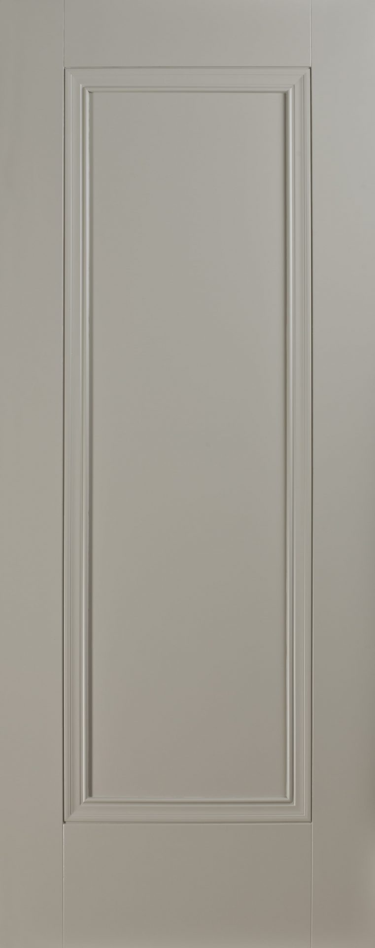 6'6" X 2'0" Prague 1 Panel Silk Grey Premium Primed Door DONEGAL ...