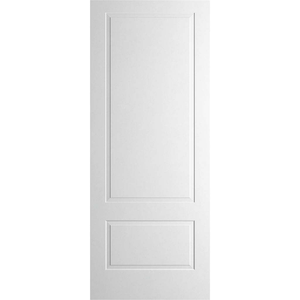 6' 8" X 2' 8" Dover 2 Panel White Primed Door – Donegal Town Hardware
