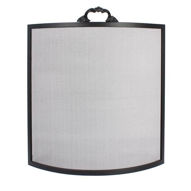 Victorian Heavy Duty Blk Curved Firescreen Donegal – Donegal Town Hardware