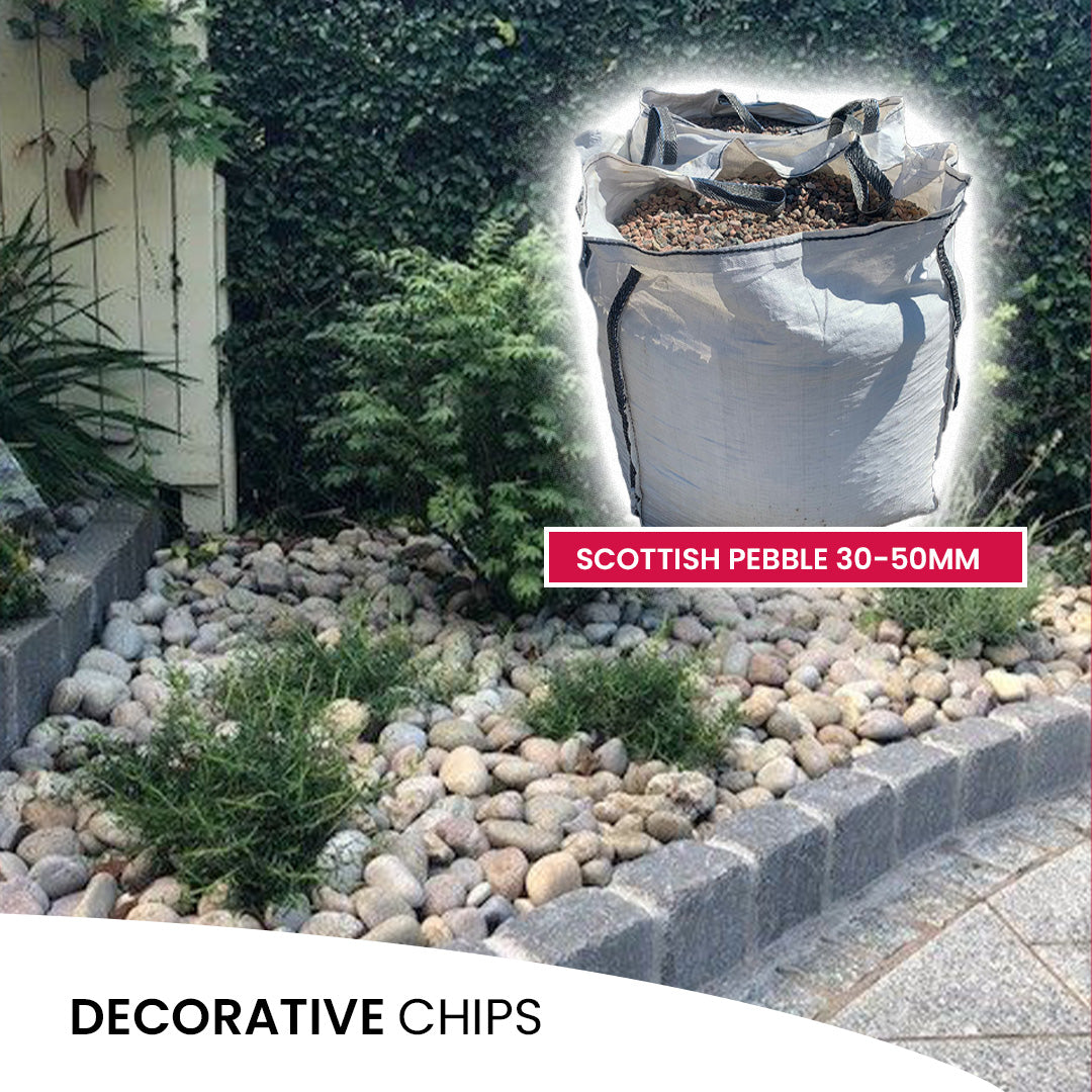 Large Bulk Bag 30-50mm Scottish Beach Pebble – Donegal Town Hardware