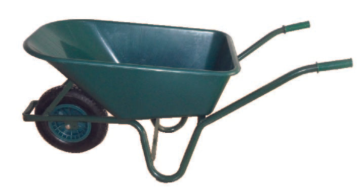 Green PVC Garden Wheelbarrow Assembled 100L Donegal – Donegal Town Hardware