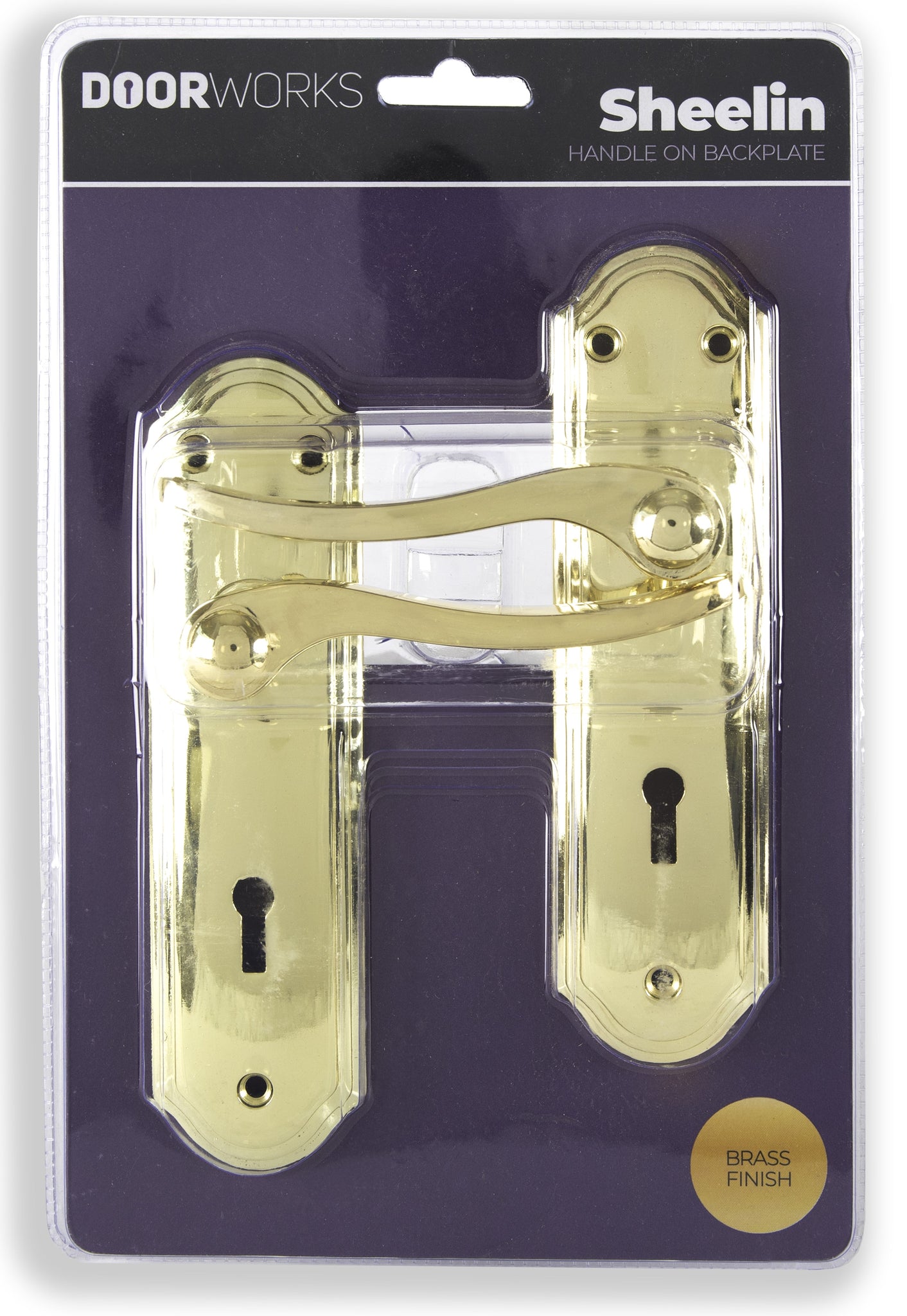 Doorworks Sheelin Brass Lever On Plate – Donegal Town Hardware