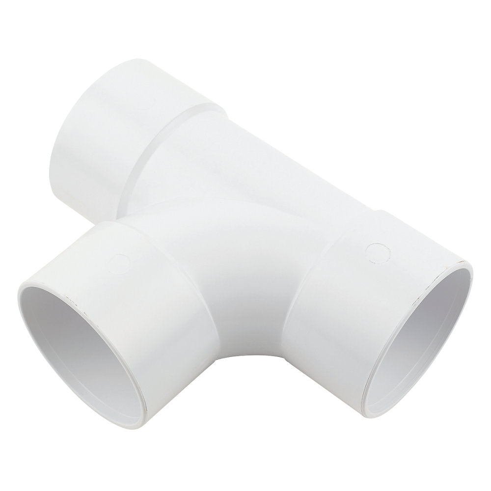 1 1/2" White Waste Sweep Tee Donegal – Donegal Town Hardware