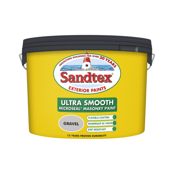 Sandtex Smooth Masonry Gravel 10L Donegal – Donegal Town Hardware